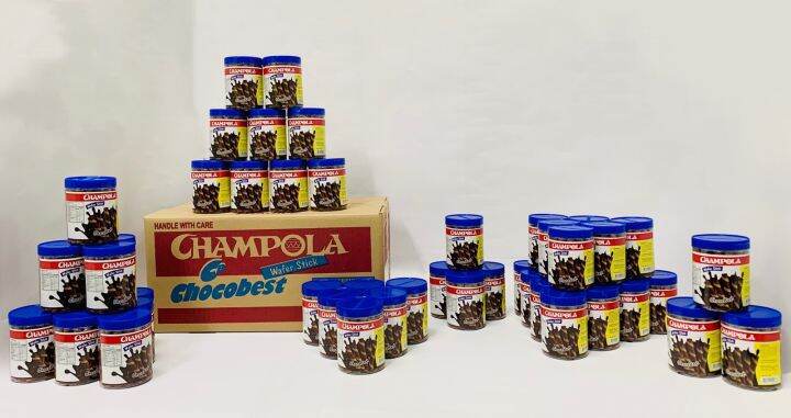 CHAMPOLICIOUS CHAMPOLA CHOCOBEST WAFER STICKS 60g X 48pcs | Lazada PH