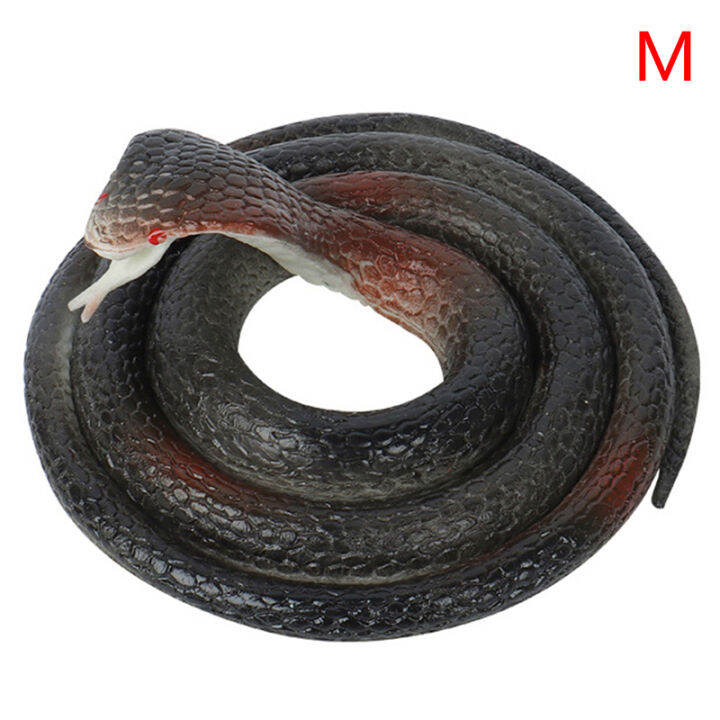 Ministar Soft Rubber Snake Safari Garden Props Prank Gift Novelty And ...