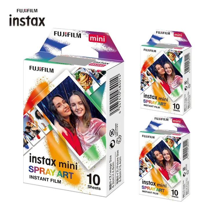 Fujifilm Instax Mini Color Film Spray Art 30 Sheets for Fuji Instax ...