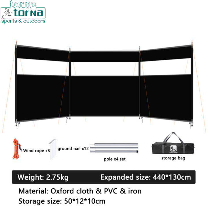 【IN STOCK】Outdoor Windshield Windproof Transparent Visual Strip Camping ...