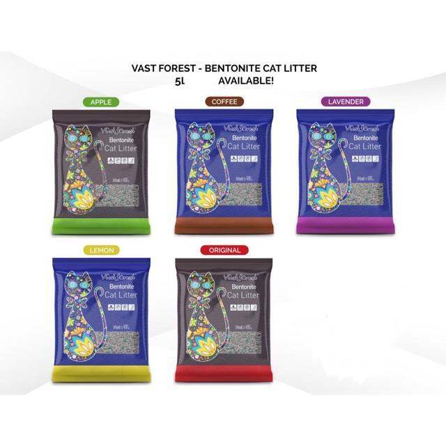 VAST FOREST Clumping cat liter 10L | Lazada PH