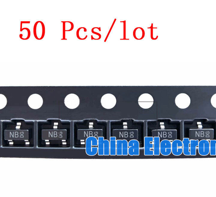 50 Pcs/lot KRC102S-RTK/P Silk Screening NB SOT-23 NPN Transistor SMD ...