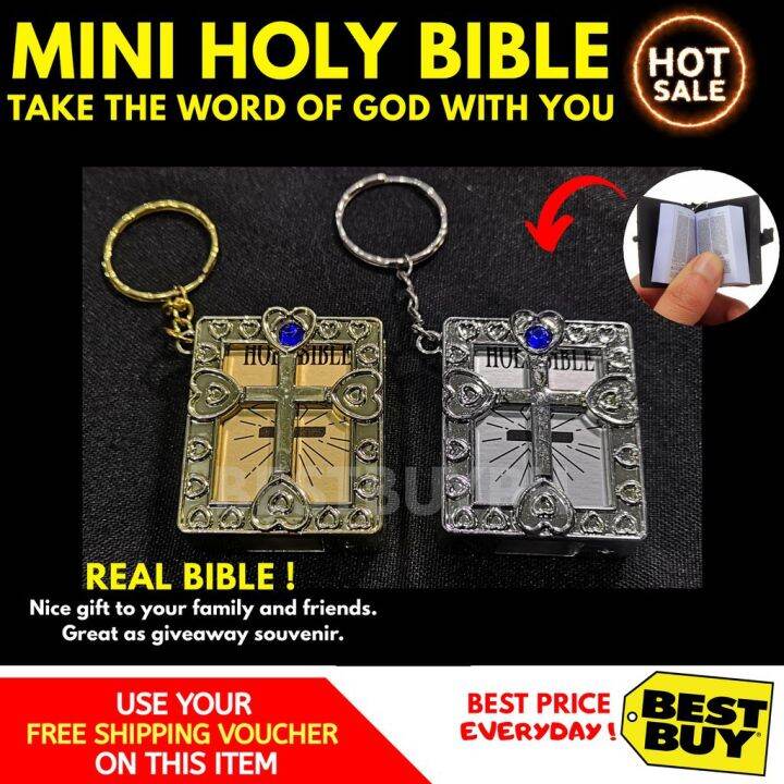 12Pcs MINI HOLY BIBLE English with Case CHEAPEST☂ | Lazada PH