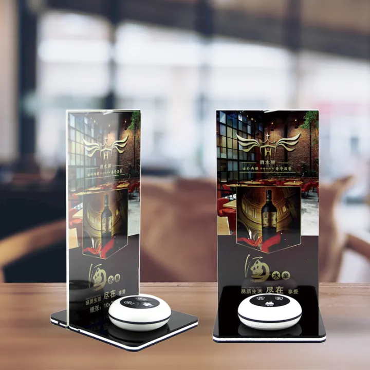 Transparent acrylic table cards, table cards, wireless pagers, Chinese ...