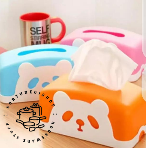 Kotak Tisu Tissue Panda Ukuran Besar / Tempat Tissu Segi / Wadah Tissue ...