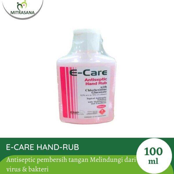 Antiseptic E-care Hand Rub 100ml/500ml | Lazada Indonesia