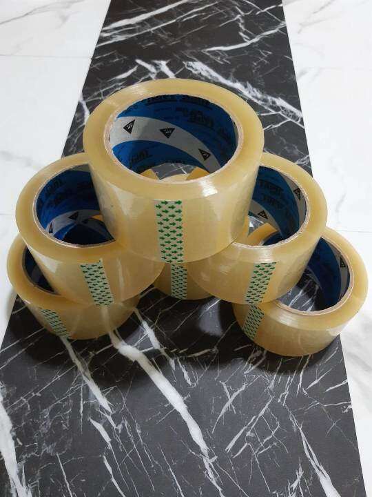 Clear tape 2.5 inches x 60mm x 100m Tuff Tape Blue 6pcs | Lazada PH