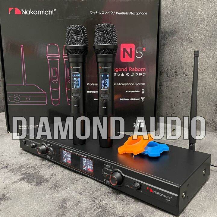 Mic Wireless Nakamichi N5x Original Microphone Genggam N5 X ( Bayar ...