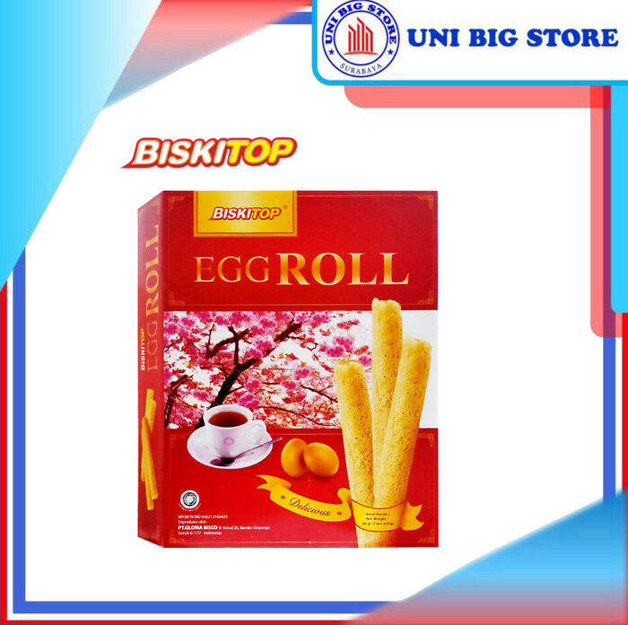 Biskitop Biskuit Egg Roll 86 gr Snacks | Lazada Indonesia