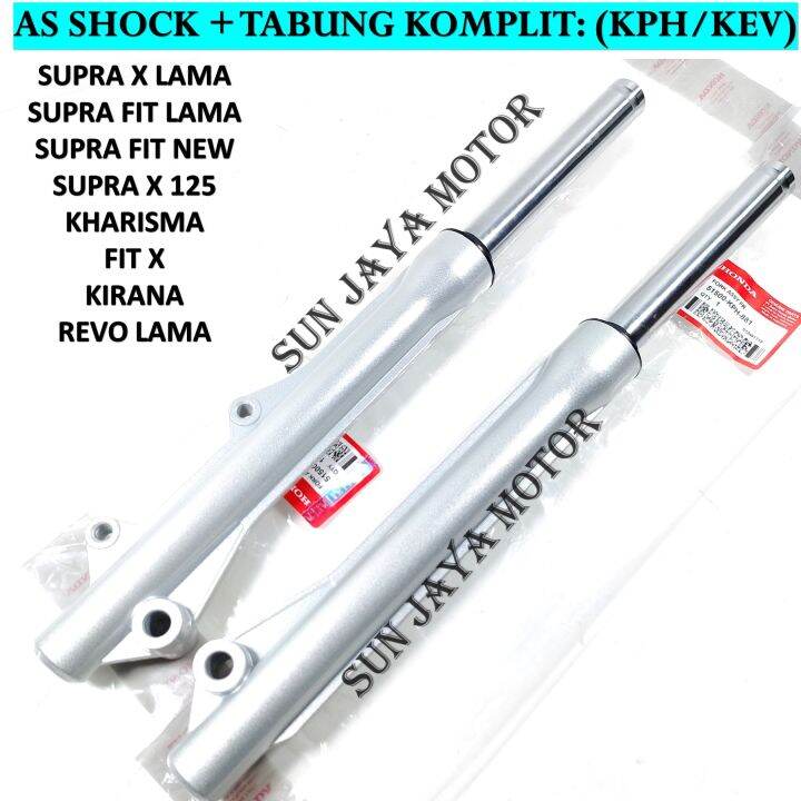 Shock Depan SET komplit As shock Supra fit New , Supra Fit Lama Cakram ...