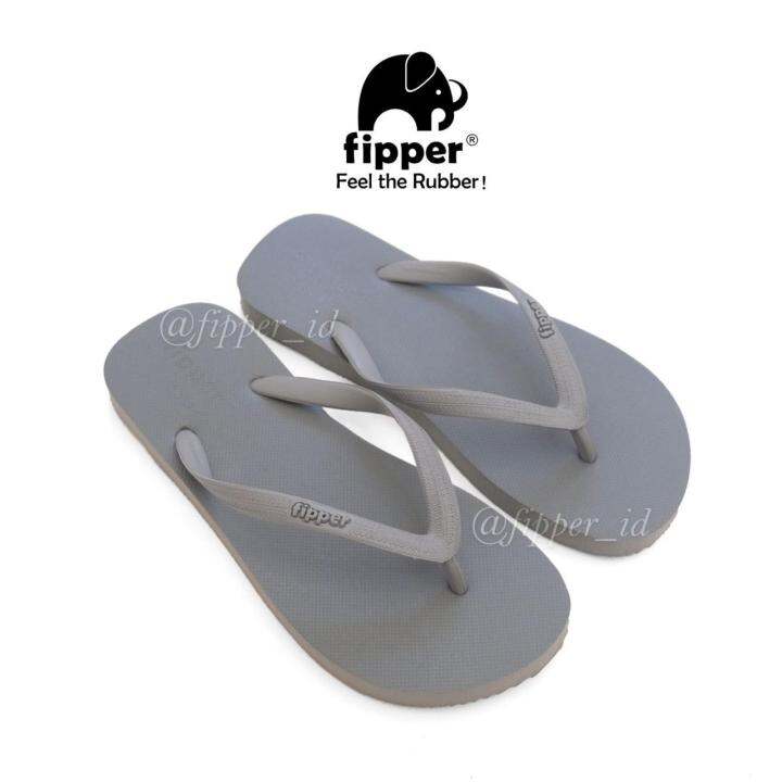 Sandal Fipper Basic-S Original for Ladies / Woman - Grey | Lazada Indonesia