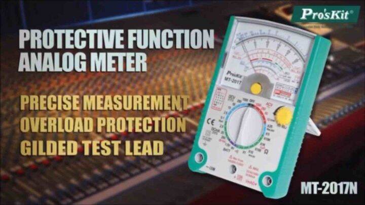 Pro'sKit Analog Multimeter Protective Function Original MT-2017 | Lazada
