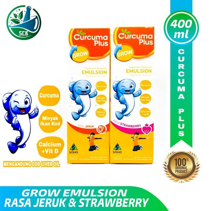 Curcuma Plus Grow Emulsion (Besar) 400 ML | Lazada Indonesia