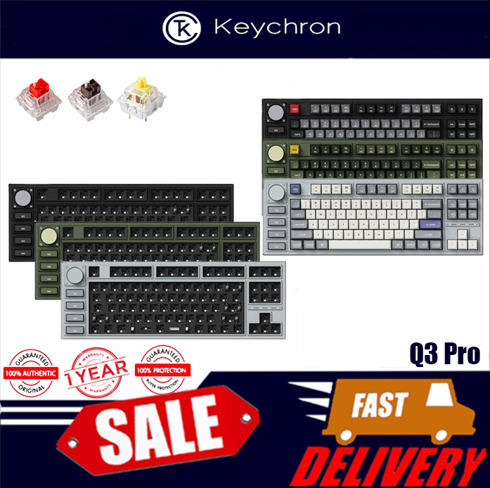 Keychron Q3 Pro SE QMK/VIA Wireless Custom Mechanical Keyboard | Lazada PH