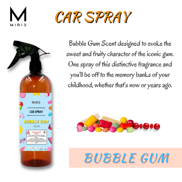 Miris Bubblegum Scent Car Air Freshener Spray Lazada Ph