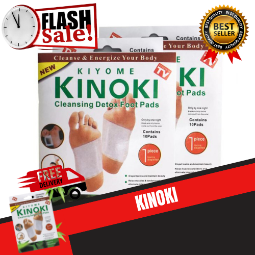 Kinoki Natural Herbal Detox Foot Patches Weight Loss Patches For Stress ...