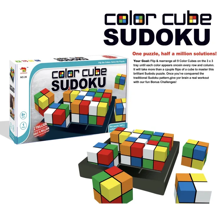 (Whiz Games) Color Cube Sudoku Think Fun Logic Games | Lazada PH