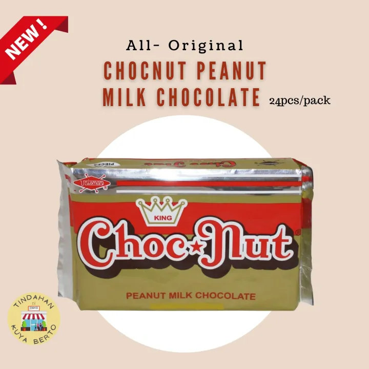 Chocnut Peanut Milk Chocolate 24pcs/pack | Lazada PH