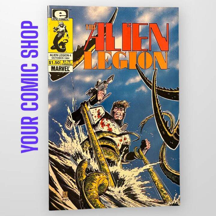 Alien Legion 4 Published Oct 1984 by Marvel/Epic Created by Carl Potts ...