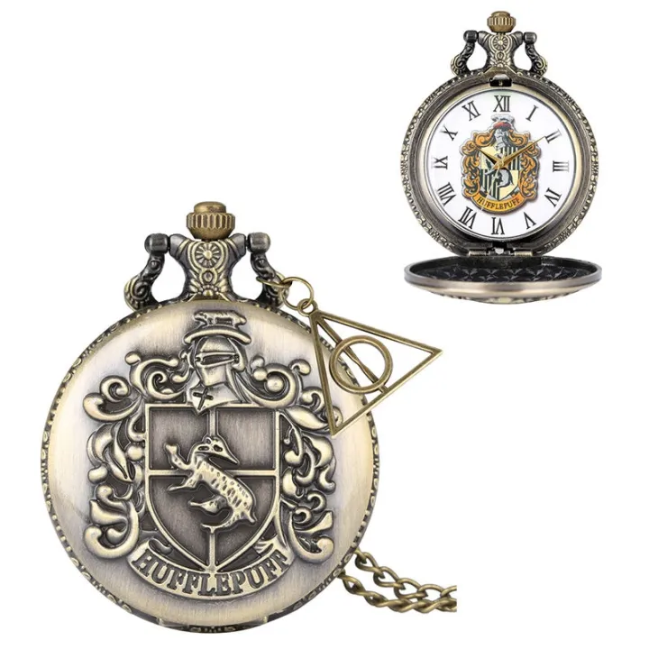 Harry Potter themed pocket watch plus Deathly Hallows accessories movie ...