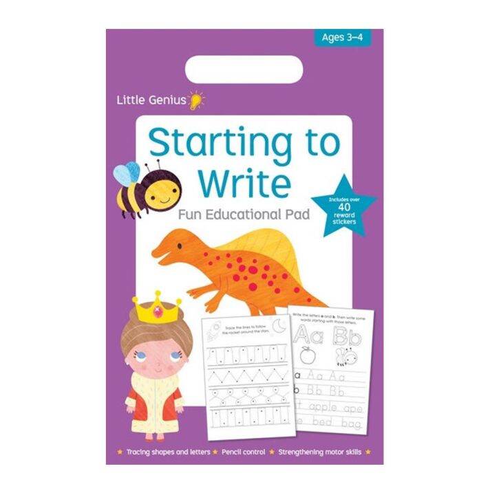 Little Genius Starting to Write Fun Educational Pad Activity Book Full ...