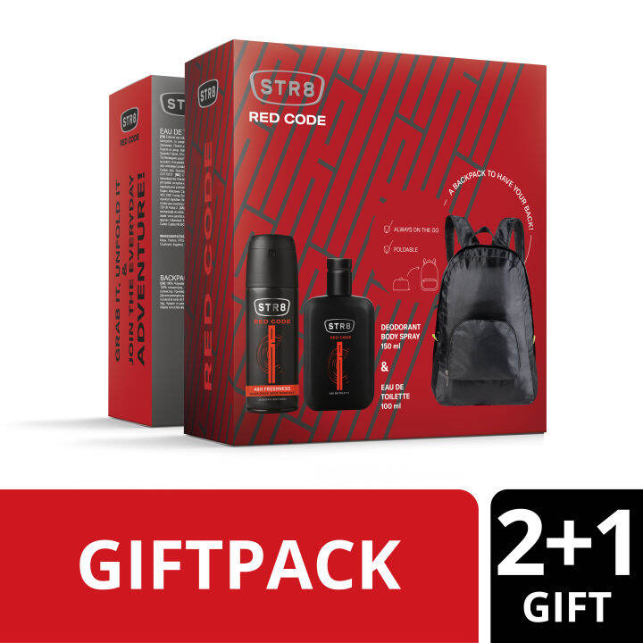 STR8 RED CODE Gift Set | Lazada PH
