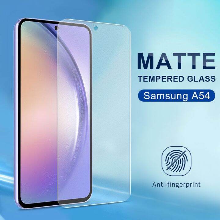 Matte Anti Fingerprint Tempered Glass for Samsung Galaxy A34 A54 A24 A14 5G A04e A04S A04 A73 ...