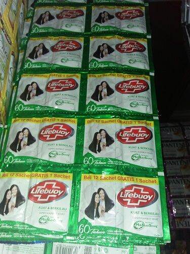 Shampoo Lifebuoy Hijau Sampo Lifebuoy Strong Shiny Renceng 12pcs x 9ml ...
