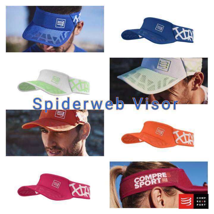 Compressport หมวกวิ่งไวเซอร์ รุ่นตาข่าย อัลตร้าไลท์ Spiderweb ...