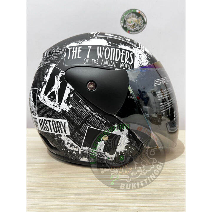 HELM GM EVOLUTION NEWS BLACK DOFF GM EVO KORAN | Lazada Indonesia