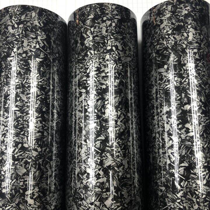 [Tiger Knight] New Glossy Matt Black Gold Silver Forged Carbon Vinyl ...