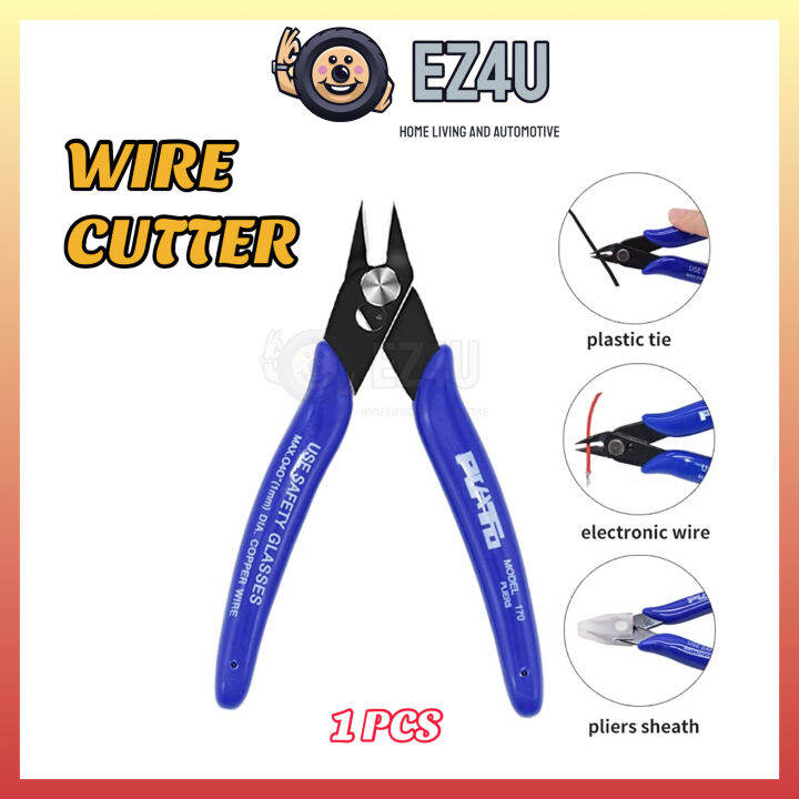 [EZ4U] 1PCS Wire Cutter Precision Cutting Pliers Electrical Cable ...