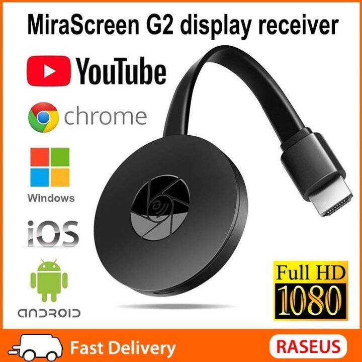 Chromecast G2 HDMI Dongle TV Screen Mirror Display airplay for Miracast ...