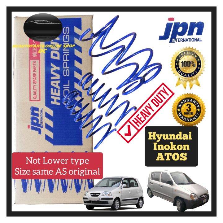 JPN INTERNATIONAL HEAVY DUTY COIL SPRING HYUNDAI INOKON ATOS 1.0 1.1 ...