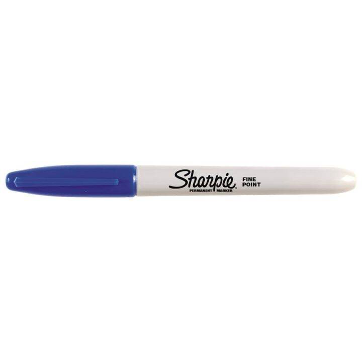 SHARPIE Fine Point Permanent Marker Blue / Permanent Sharpie Blue ...