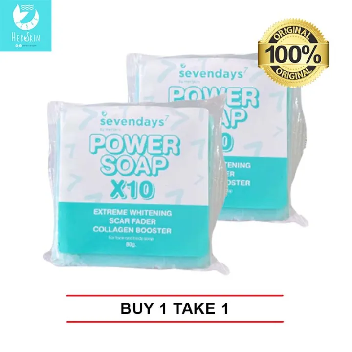 Buy 1 Take 1 Her Skin Sevendays Power Soap | Lazada PH