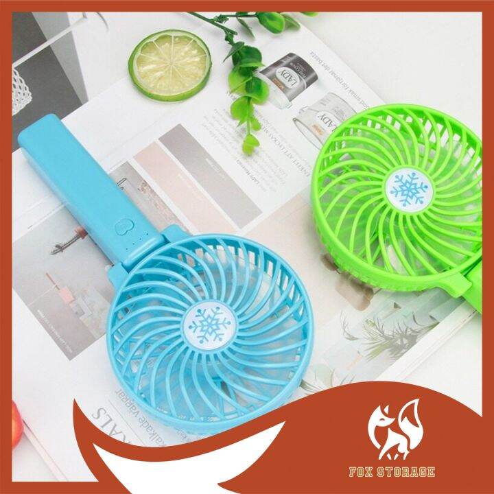 Cute Hand-held Mini Fan Foldable Portable USB Rechargeable Fan ...