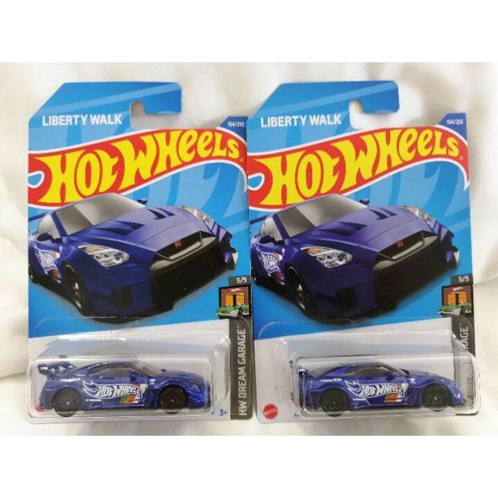 Hot Wheels Nissan GT-R R35 GTR LBWK Guaczilla Liberty Walk Blue Red ...