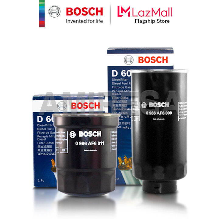 BOSCH Fuel Filter Bundle Primary D6009 (FC-235 / FC-1807) & Secondary ...