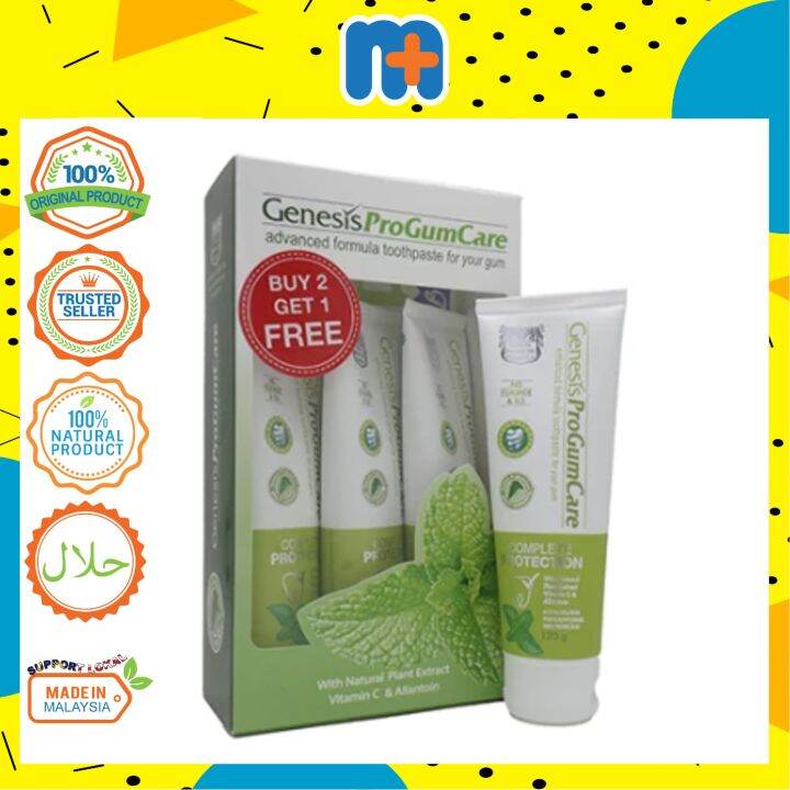 [MPLUS] GENESIS Progum Care Toothpaste 120G x3 | Lazada