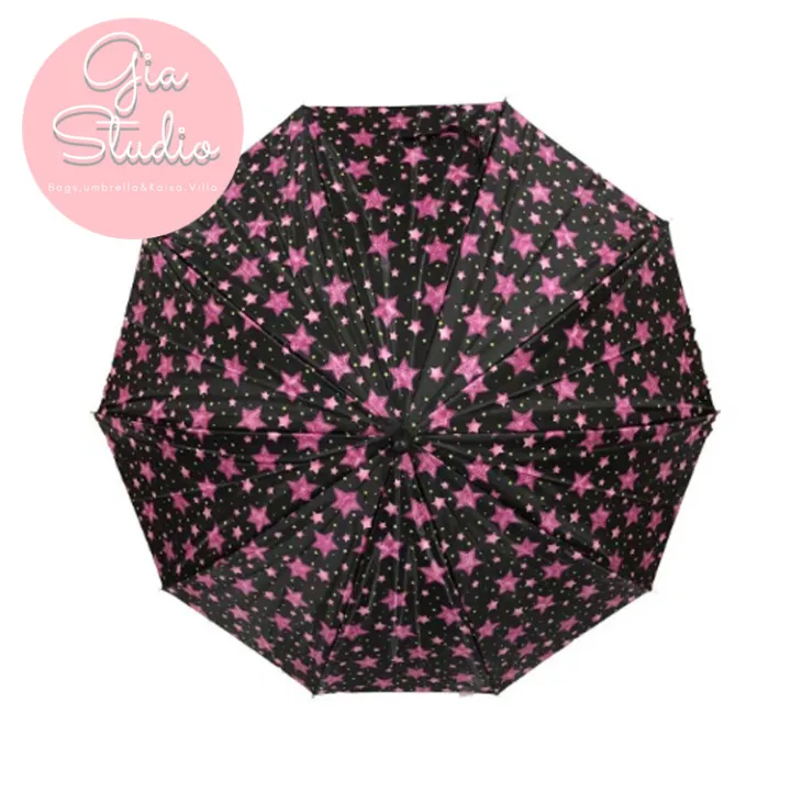 AlwaysPhil 23inches Long Umbrella with Twinkle Star Design #303 | Lazada PH
