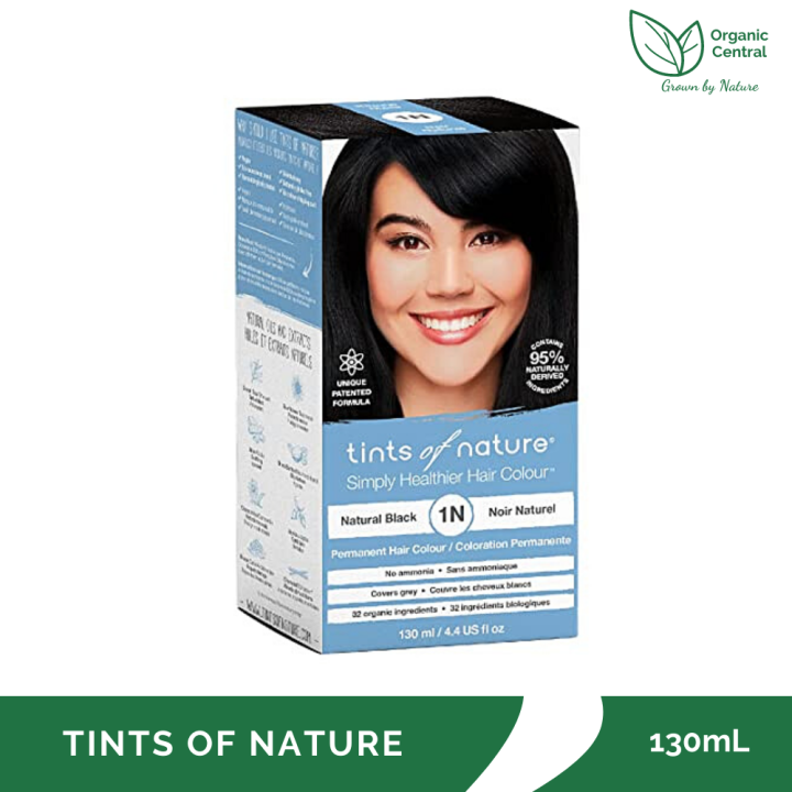 Tints of Nature 1N Natural Black Permanent Hair Dye 130mL | Lazada PH