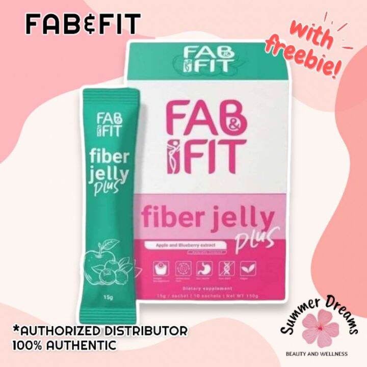 barko agad ONHAND FAB FIT FIBER JELLY PLUS with FREEBIE | Lazada PH