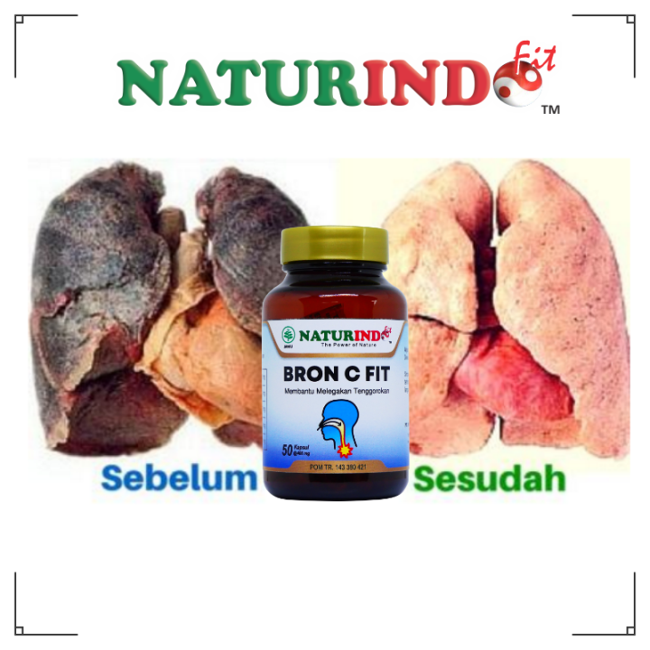 BRON C FIT Obat batuk, sesak nafas, asma, paru paru, ispa, TBC ...