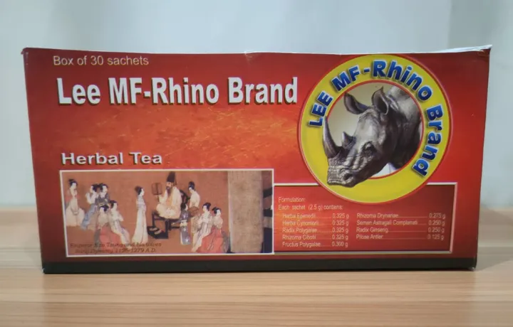 Lee Rhino Brand Herbal Tea Mens Supplement 2.5grams | Lazada PH