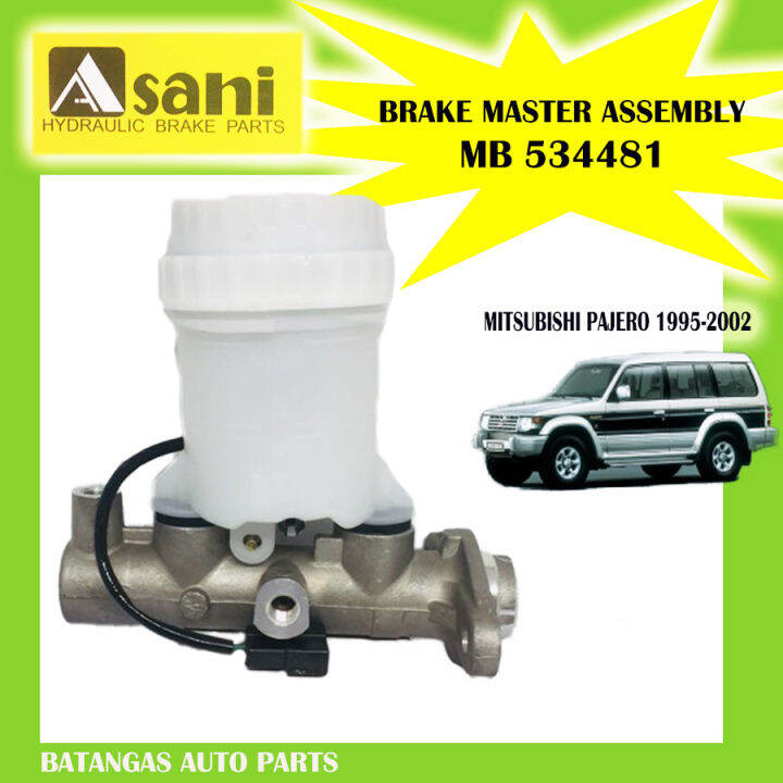 BRAKE MASTER CYLINDER ASSEMBLY MB534481 ASAHI for MITSUBISHI PAJERO ...