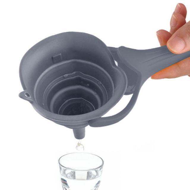 Silicone Funnel Collapsible Funnel Kitchen For Filling Bottles Food ...