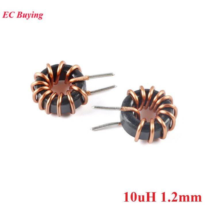 2pcs Toroid Core Inductors 65125 Winding Magnetic Ring Inductance 10uh