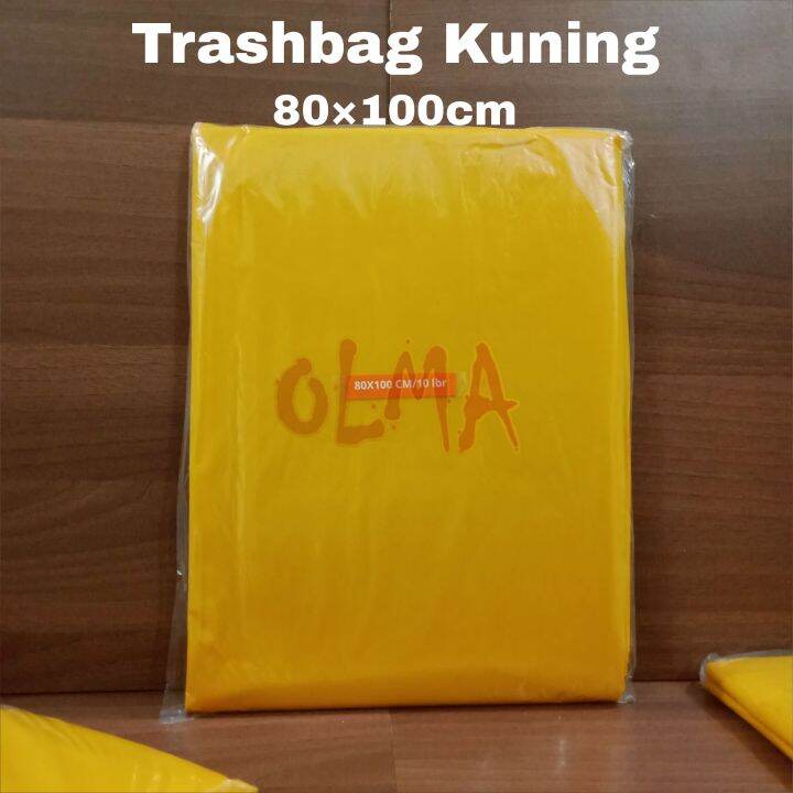 Trashbag Medis Kuning Plastik Sampah Ukuran 80×100 cm Limbah Medis ...