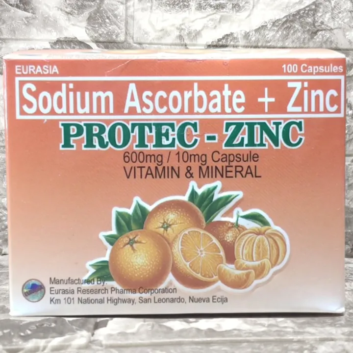 PROTEC - ZINC Sodium Ascorbate + Zinc 100 Capsules | Lazada PH